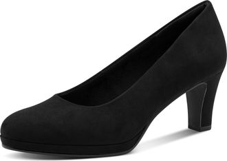 Marco Tozzi Damen Pumps mit Trichterabsatz Vegan, Schwarz (Schwarz), 40 EU