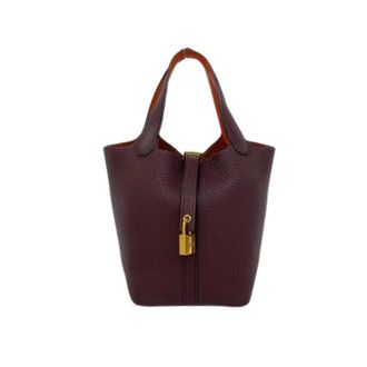 Herm&egrave;s Pre-owned Cuir sacs-main - Femme - Pre-owned - Rouge - Taille: ONE Size
