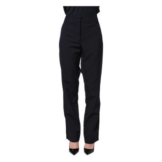 Blugirl High Waist Straight Hosen - - Trousers - Damen - Blau - M