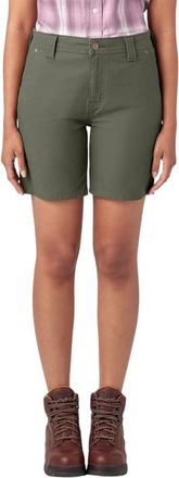 Dickies Damen, Dickies Zimmermannsshorts für Damen, RNSD MOSSGRN, 28