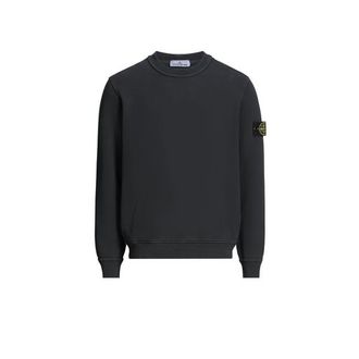 Stone Island Baumwoll-Sweatshirt von Stone Island in Schwarz
