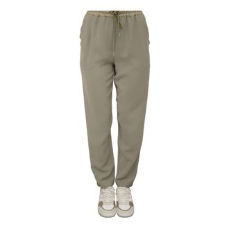 Marella Femme, Pantalons, Vert, Taille: 42 FR Long Trouser