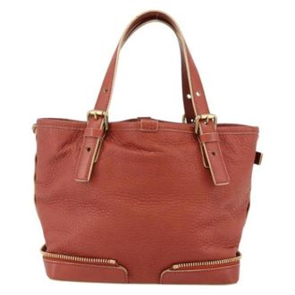 Chlo&eacute; Pre-owned Leder Umh&auml;ngetasche - - Pre-owned - Damen - Rot - ONE SIZE