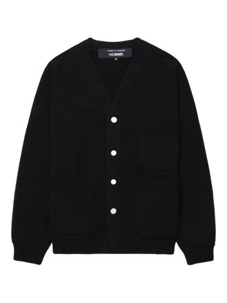 Comme Des Garçons cardigan à manches raglan - Noir