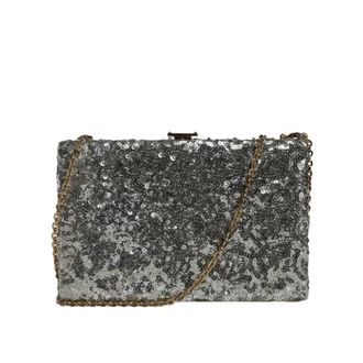 Dolce & Gabbana Pre-owned Cuir sacs-ports-paule - Femme - Pre-owned - Gris - Taille: ONE Size