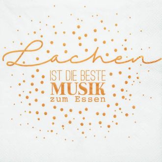 Räder Servietten Lachen ist die Beste Musik