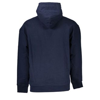 Tommy Hilfiger Logo-Embroidered Cotton Hoodie - Navy