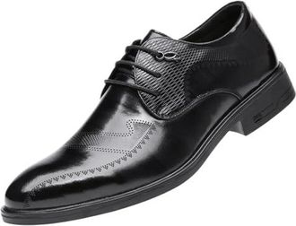 Generic Chaussures Oxford Confortables et &eacute;l&eacute;gantes for Hommes, Rehaussantes, en Cuir, Style Classique, for Mariage ou Affaires