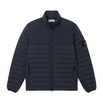 Stone Island Seamless Tunnel Nylon Down-TC Jacke - - Jackets - Herren - Blau - 2XL