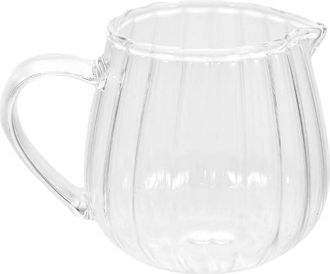Pretyzoom Pichet &Agrave; Lait En Verre 155 Ml Pot &Agrave; Cr&egrave;me Et Sauce Transparent Pour Cuisine Maison Restaurant Bar