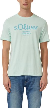 s.Oliver Baumwoll-T-Shirt mit Logo-Print