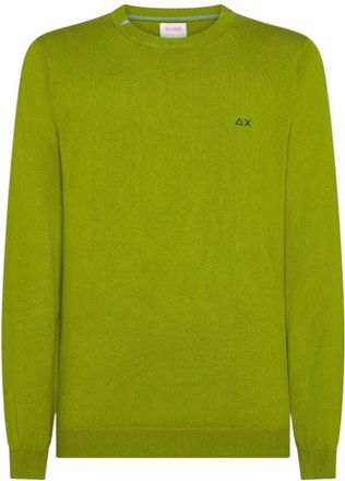 Sun 68 Homme, Pulls, Vert, Taille: 2XL Muschio Sweater basic l/s