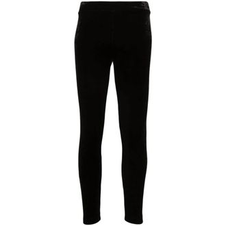 Balenciaga Velvet Ski Leggings - - Trousers - Damen - Schwarzk - S