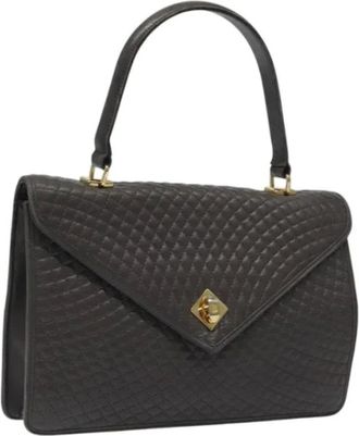 Bally Pre-owned Cuir sacs-main - Femme - Pre-owned - Gris - Taille: ONE Size