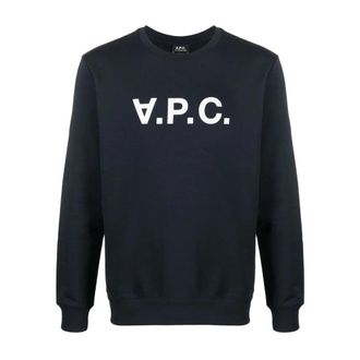 A.P.C. Dunkelblaues Sweatshirt f&uuml;r M&auml;nner - - Sweatshirts & Hoodies - Herren - Blau - XL