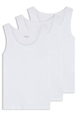 BOSS Boss 10271762 Sleeveless T-shirt 3 Units L