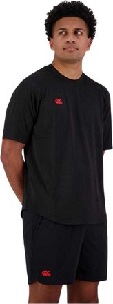 Canterbury Of New Zealand Everest T-Shirt f&uuml;r Herren, Atmungsaktiv (Schwarz)