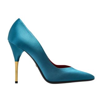 Valentino Garavani Satin High-Heeled Schuhe - - Shoes - Damen - Blau - 36 EU