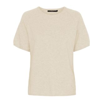 BTF-CPH Cashmere & Merino T-Shirt - - Knitwear - Damen - Beige - XL