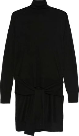 Toteme robe nouée à manches superposées - Noir