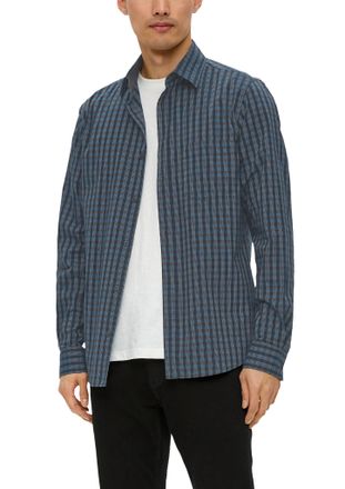 s.Oliver Slim: Hemd mit Kentkragen