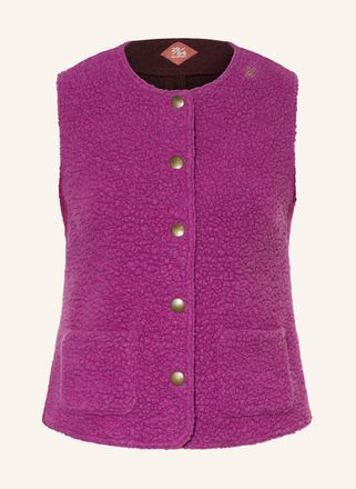 Grasegger Teddyfell-Weste pink