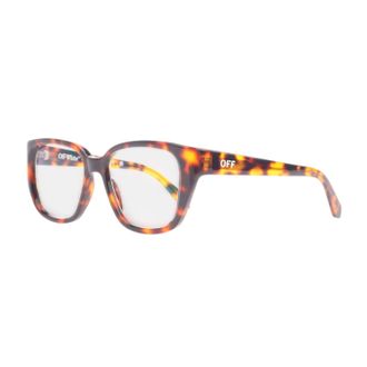 Off-white Off White - Style 63 Quadratischer Rahmen-Brille f&uuml;r Herren/Damen Unisex (Braun/Schwarz)