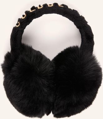 Goldbergh Goldbergh Ohrenw&auml;rmer Fluffy Aus Kunstfell schwarz