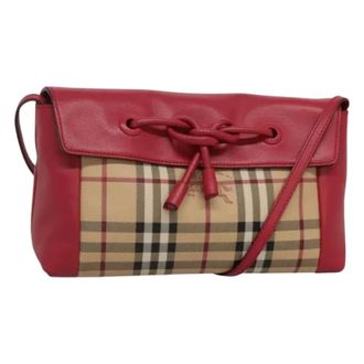 Burberry Pre-owned Cuir sacs-ports-paule - Femme - Pre-owned - Beige - Taille: ONE Size