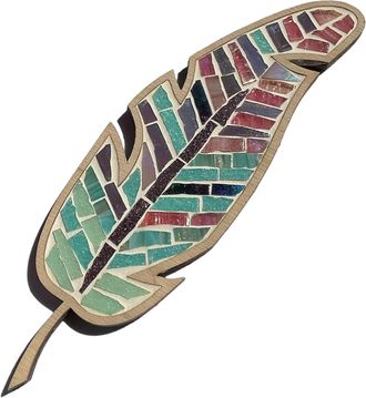 Generic Mosaik-Kunst-Set, Feder-Design, Dekorationsset, Bastelkunst f&uuml;r Anf&auml;nger, Kinder und Erwachsene, Desktop-Dekoration, Kreativit&auml;t, Entwicklungseinheit,