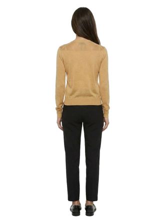 Dolce & Gabbana Womens Yellow Cotton Cardigan Clothing