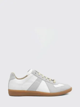 Maison Margiela Baskets Replica en cuir de veau, nappa et daim
