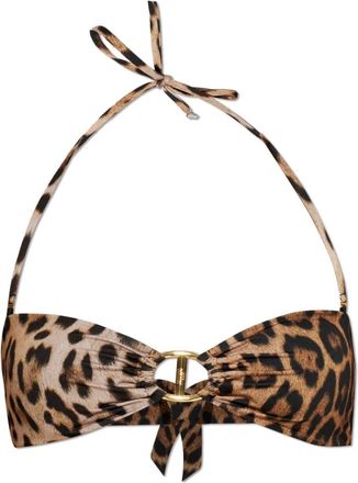 Moschino Femme, Maillots de bain, Brun, Taille: 38 FR Haut de Bikini