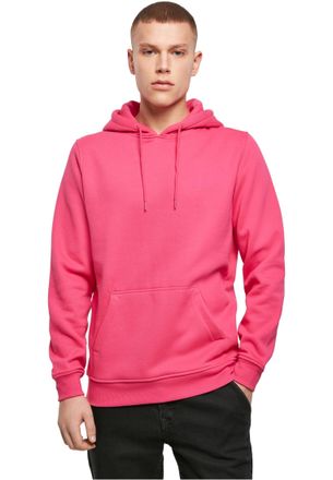 Build Your Brand Herren Kapuzenpullover Heavy Hoody, lässiger Hoodie für Männer, 5XL, Hibiskus pink