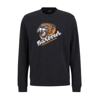 Barbour Grafischer Daytona Sweatshirt Schwarz - - Sweatshirts & Hoodies - Herren - Schwarzk - M