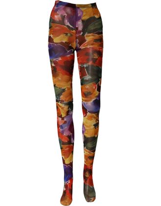 Dolce & Gabbana Floral Nylon Tights - Multicolor