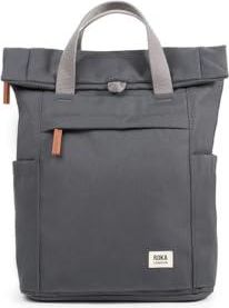 Roka London ROKA London Finchley Petit sac à dos en toile durable Noir délavé