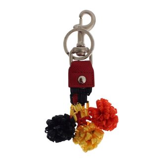 Louis Vuitton Porte-cl&eacute;s Pre-owned avec mousqueton et pompon d&eacute;coratif - Femme - Pre-owned - Multicolore - Taille: ONE Size
