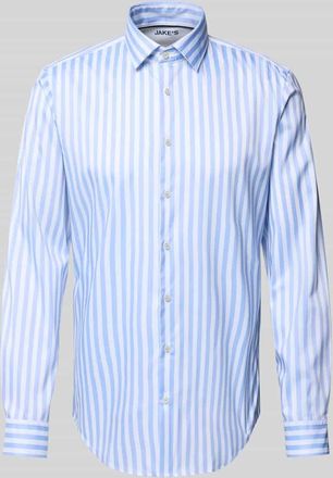 Jake*s Slim Fit Business-Hemd mit Kentkragen