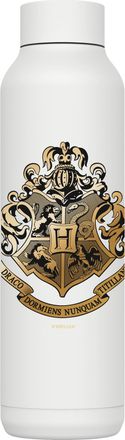 Quokka HP Hogwarts Thermosflasche, Edelstahl, 630 ml, Wei&szlig;