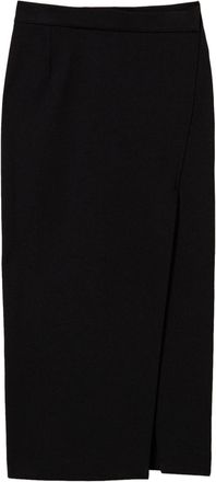 Twin-Set Asymmetrischer Rock - Schwarz