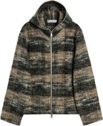 Our Legacy Check-pattern Zip-up Hoodie
