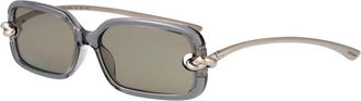 Bottega Veneta Lunettes de soleil Bv1439S - unisex - Accessoires - Gris - Taille: 56 MM