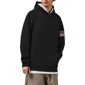 Generic Sweats &agrave; capuche pour homme - Veste &agrave; capuche &agrave; manches longues - Couleur unie - Pull d&eacute;contract&eacute; avec poche - Loisirs - T-shirt de sport &agrave; manches lo
