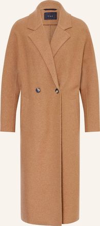 Oui Wollmantel braun