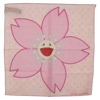Louis Vuitton Pre-owned Canvas Scarf - - Pre-owned - Damen - Rosa - ONE SIZE