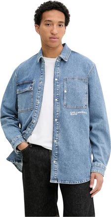 Karl Lagerfeld Herren, Shirts, Blau, LGr&ouml;&szlig;e