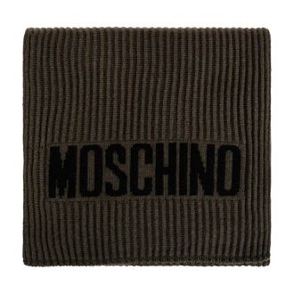Moschino unisex, Accessoires, Vert, Taille: ONE Size &Eacute;charpe Logo