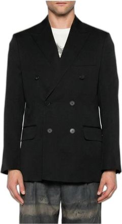 Golden Goose Zweireihiger Blazer - - Jackets - Herren - Schwarzk - 2XL