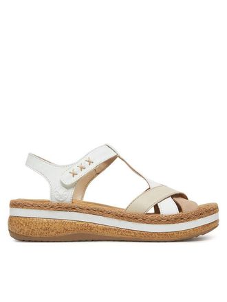Rieker Sandalen V0919-80 Wei&szlig;